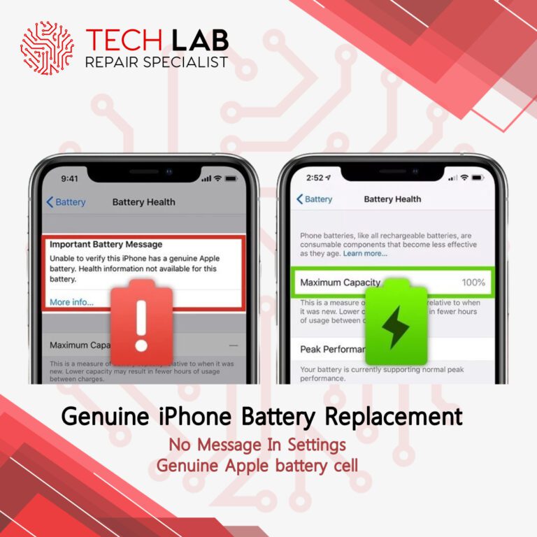 iPhone Genuine Battery Replacement Service (Original Apple Cell) - Tech ...
